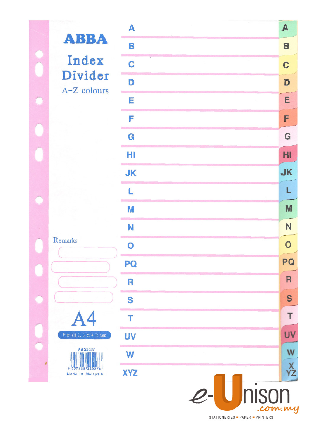 Index Divider
